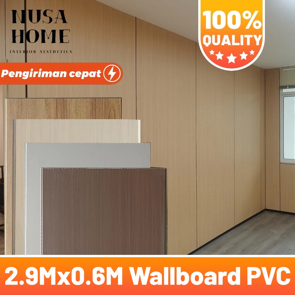 Jual 2.9m x 0.6m wallboard panel PVC/Wallboard WPC/Wallboard hiasan ...