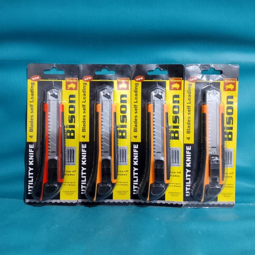 Jual Cutter Besar 4 Blades Merk Bison PER PCS | Shopee Indonesia