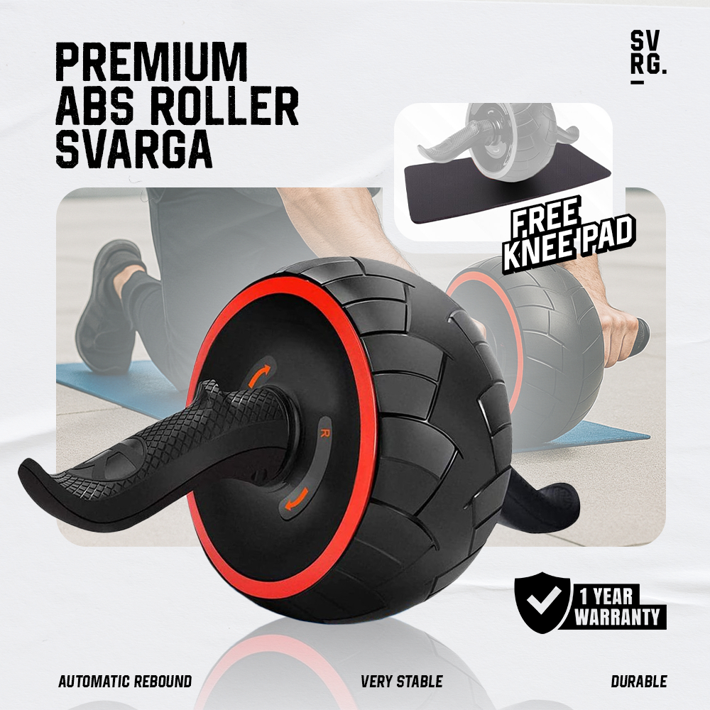 Jual SVRG Premium Abs Roller | Ab Wheel Pro | Sit Up Ab Roller | Shopee ...