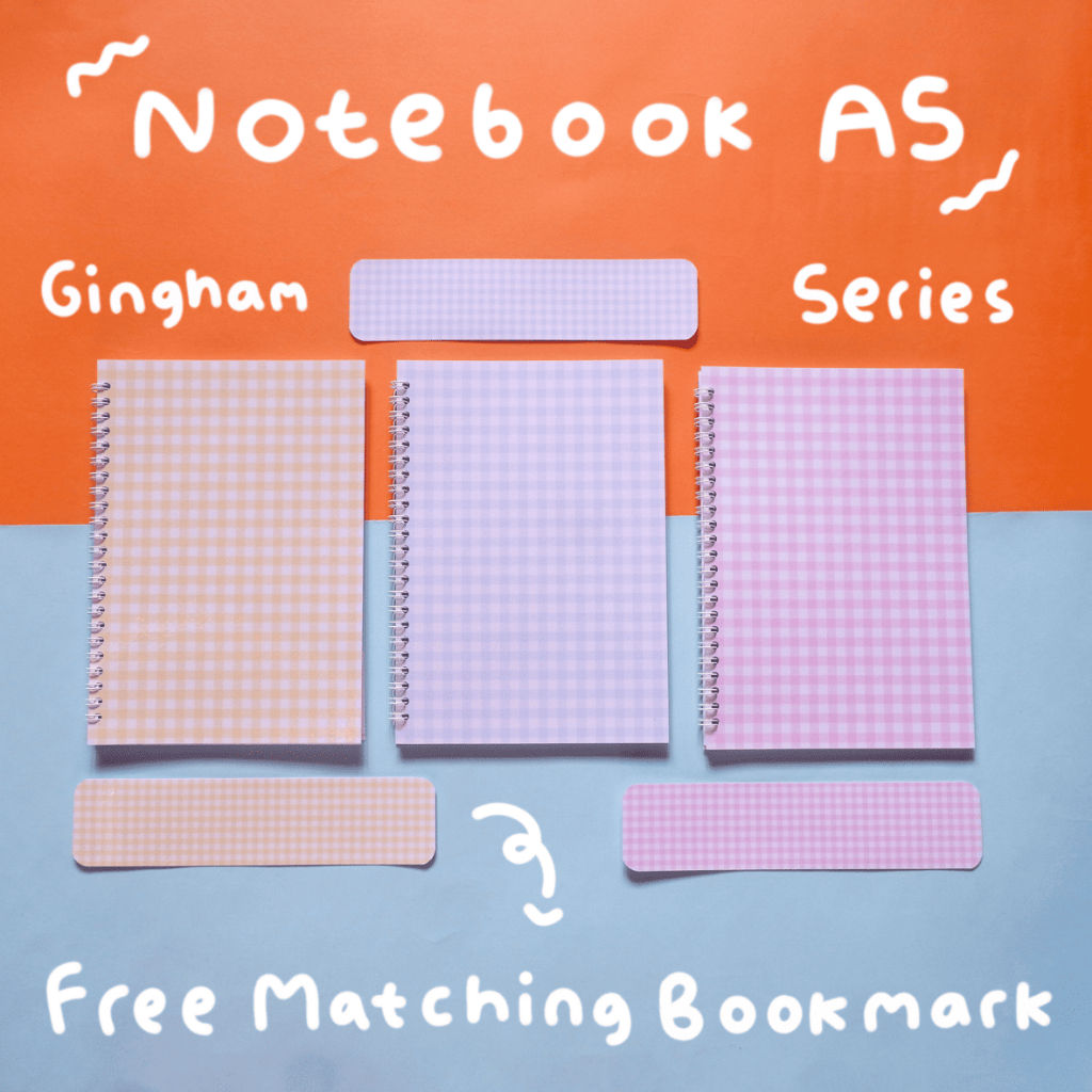 Jual Notebook/Jurnal/Buku Tulis A5 Gingham Series | Shopee Indonesia