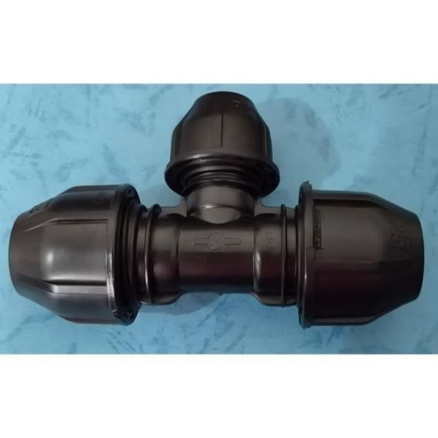 Jual Tee reducer fitting pipa HDPE ukuran 63 mm x 25 mm x 63 mm ...