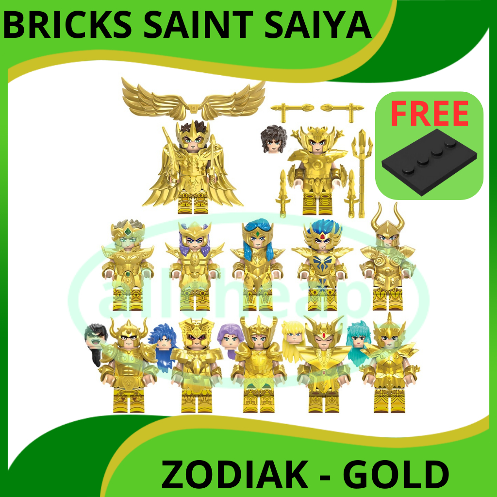 Jual BRICKS MAINAN BALOK MODEL SAINT SAIYA FIGURE KARAKTER SAINT SEIYA ...