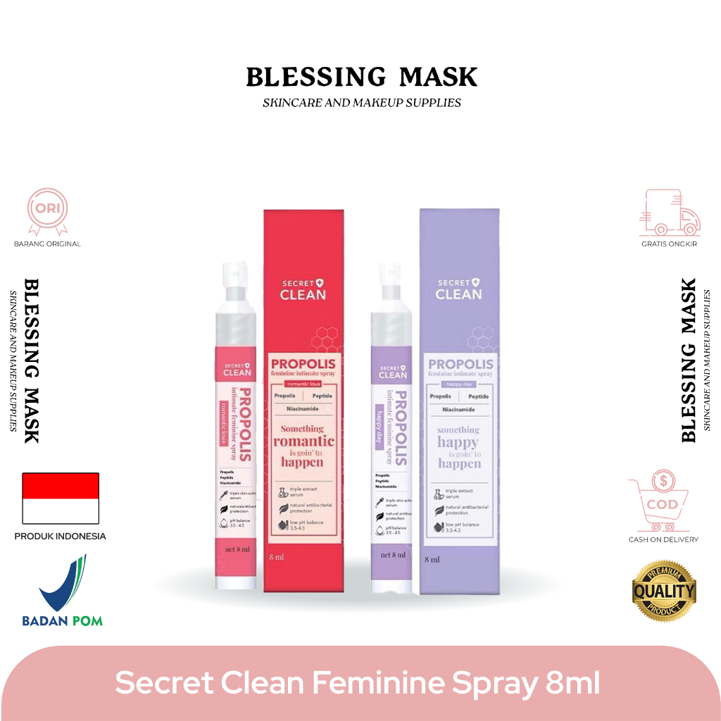 Jual Secret Clean Feminine Intimate Spray 8ml | Shopee Indonesia