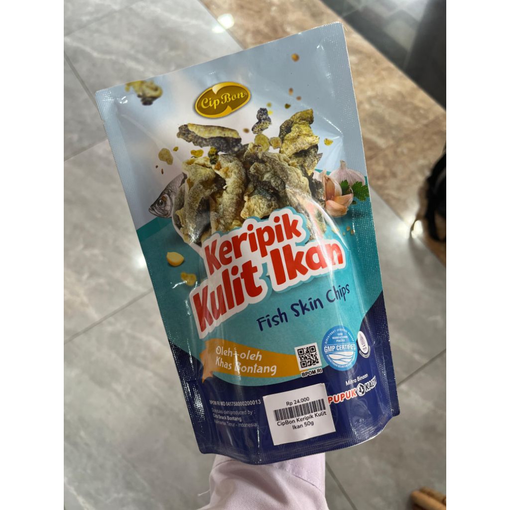 Jual Kripik kulit ikan oleh-oleh khas Bontang Kalimantan timur | Shopee ...