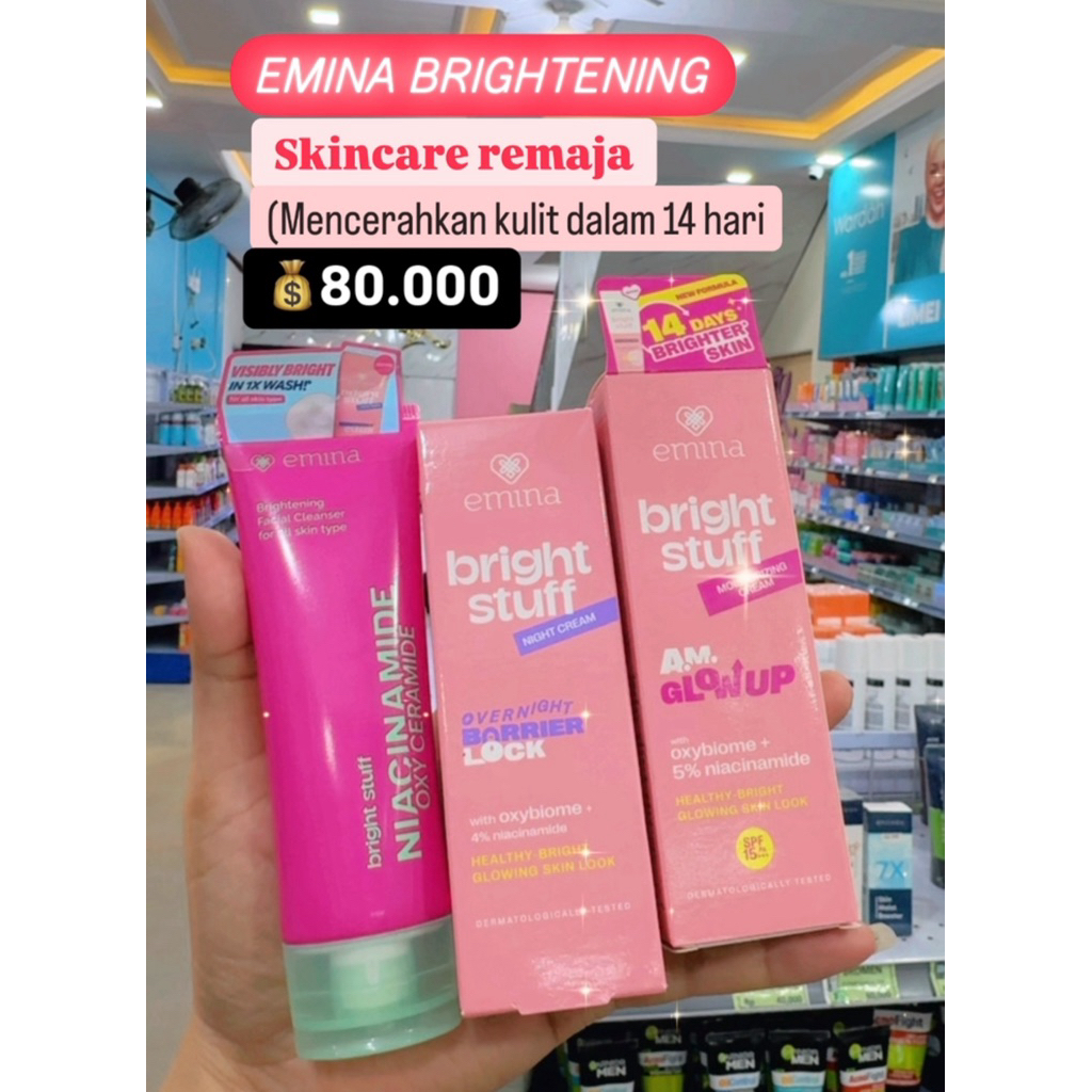 Jual Paket Emina Bright Stuff Terlengkap & Harga Terbaru Mei 2026 ...