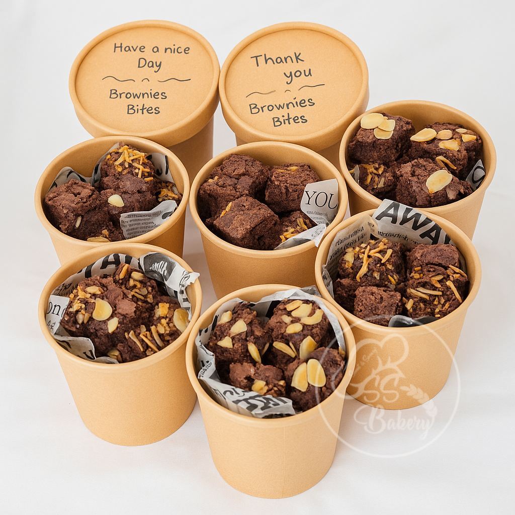 Jual BROWNIES PANGGANG BITES PREMIUM | BROWNIES FUDGY BUCKET | | HADIAH ...