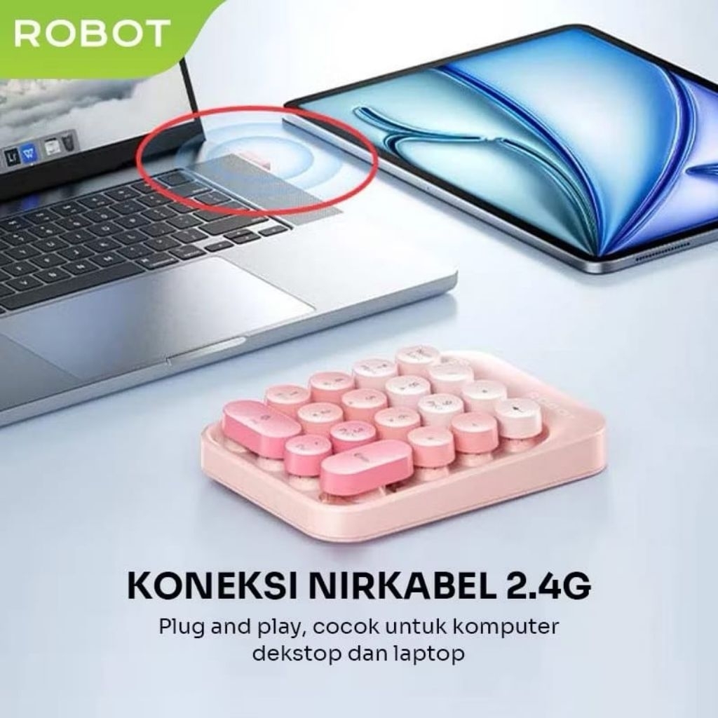 Jual ROBOT RK02 KEYBOARD NUMERIC KEYPAD WIRELESS GARANSI - BATAM ...