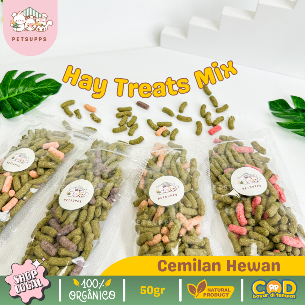 Jual Hay based treats hamster | snack hamster | makanan cemilan marmut ...