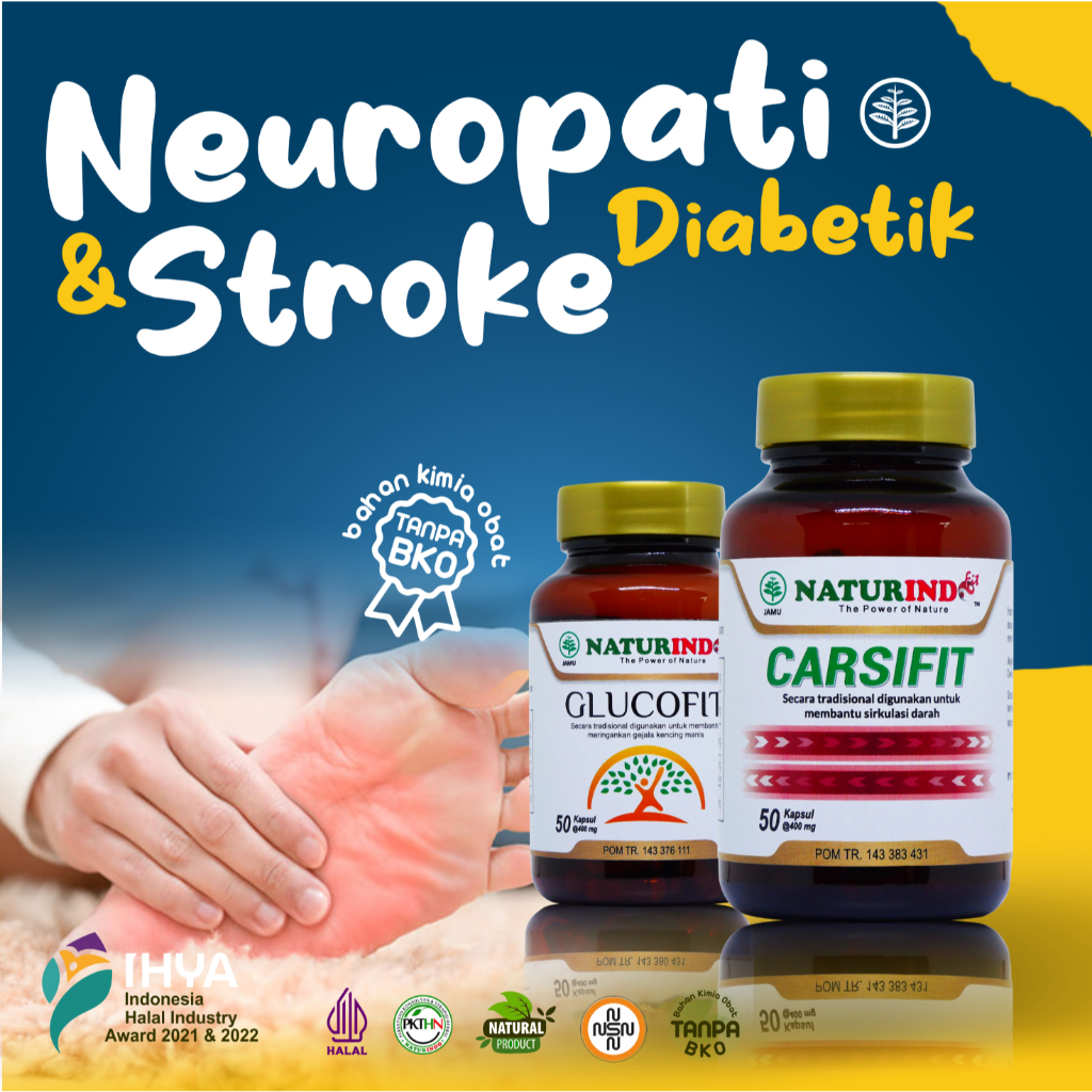 Jual Obat Neuropati Diabetik Stroke Kerusakan Gangguan Saraf Diabetes ...