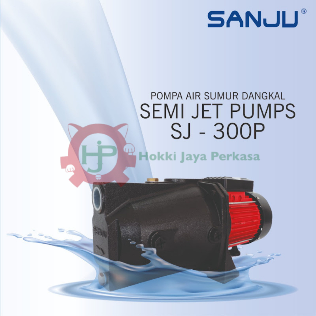Jual SANJU Pompa Air SJ-300 Water Pump Semi Jet Pump Pompa Air Sumur ...