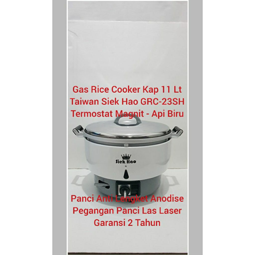 Jual Gas Rice Cooker / Penanak Nasi Gas Kapasitas 10 - 11 Liter Taiwan ...