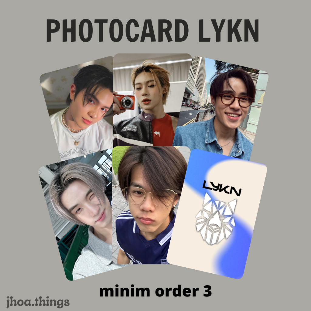 Jual [UNOFFICIAL] PHOTOCARD LYKN BOYGROUP THAI GMMTV WILLIAM JAKRAPATR ...