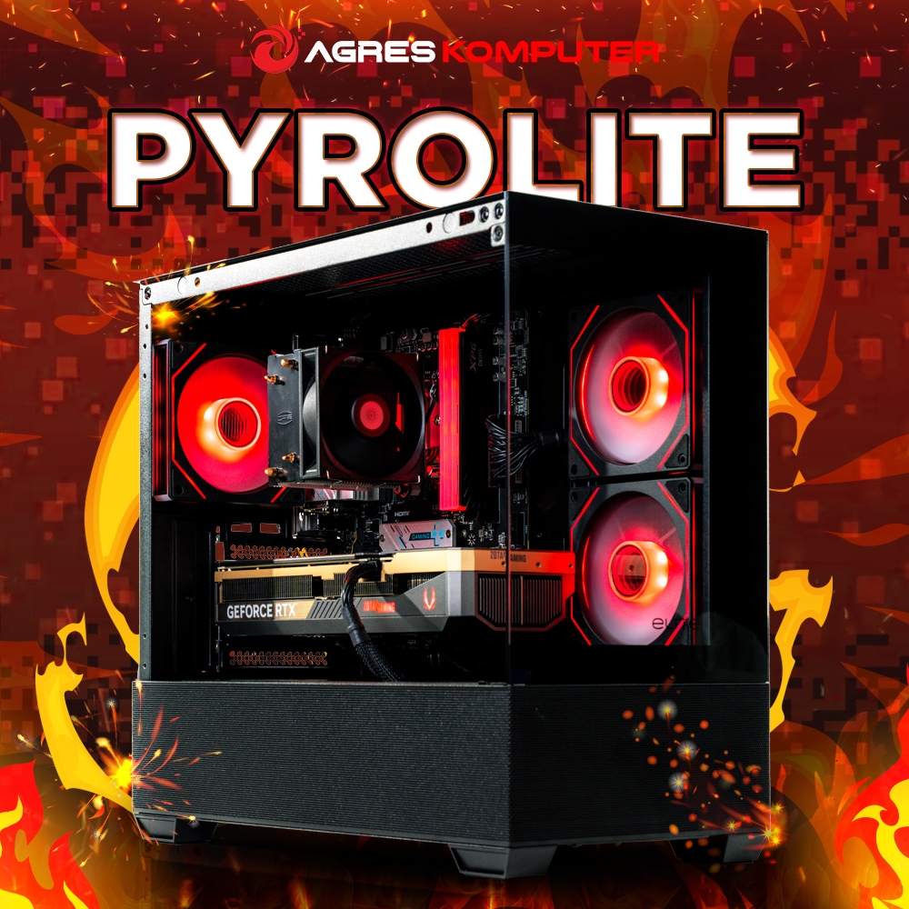 Jual AGRES PYROLITE PC RYZEN 7 5700X RTX 5060 8GB/ RAM DDR4 16GB SSD ...