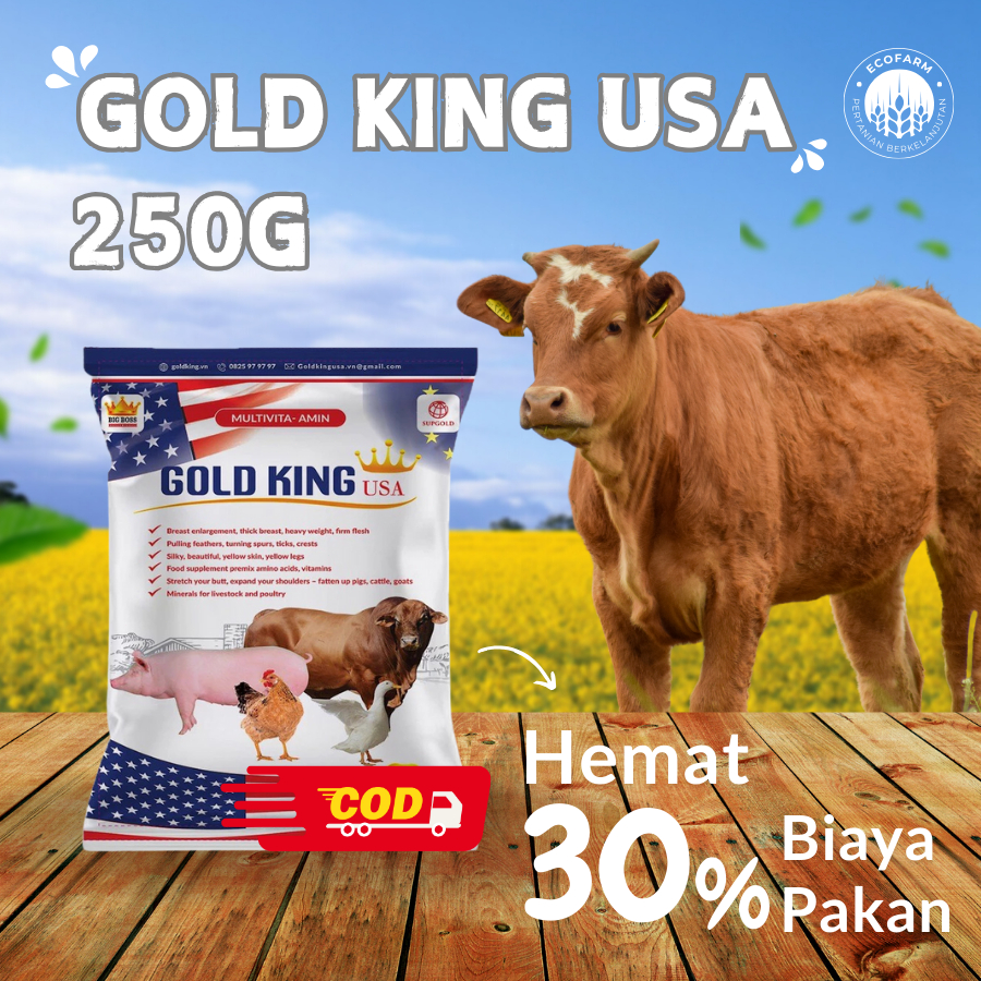 Jual Gold King USA – Sapi, Kambing, Babi, Ayam Penggemuk Organik, Berat ...