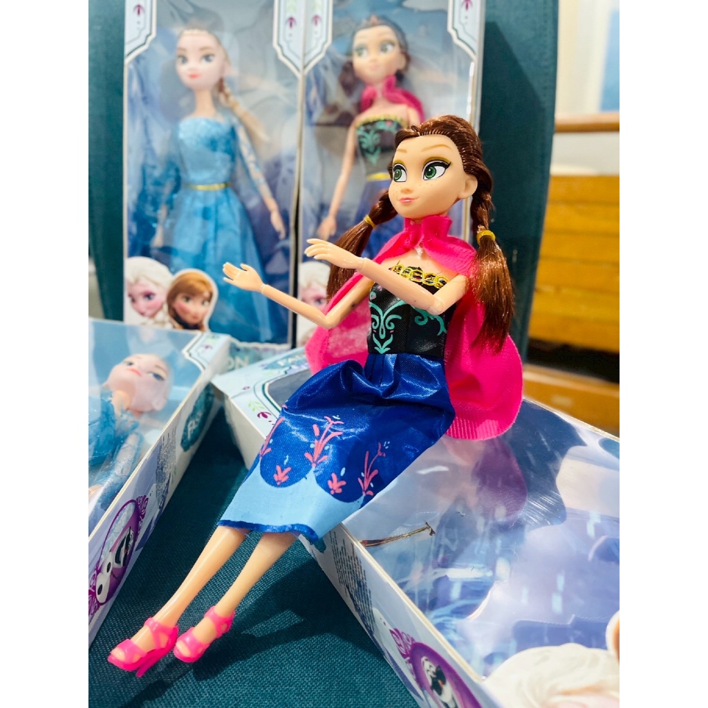 Jual figure doll mainan boneka figma frozen doll anna elsa ( ada ...