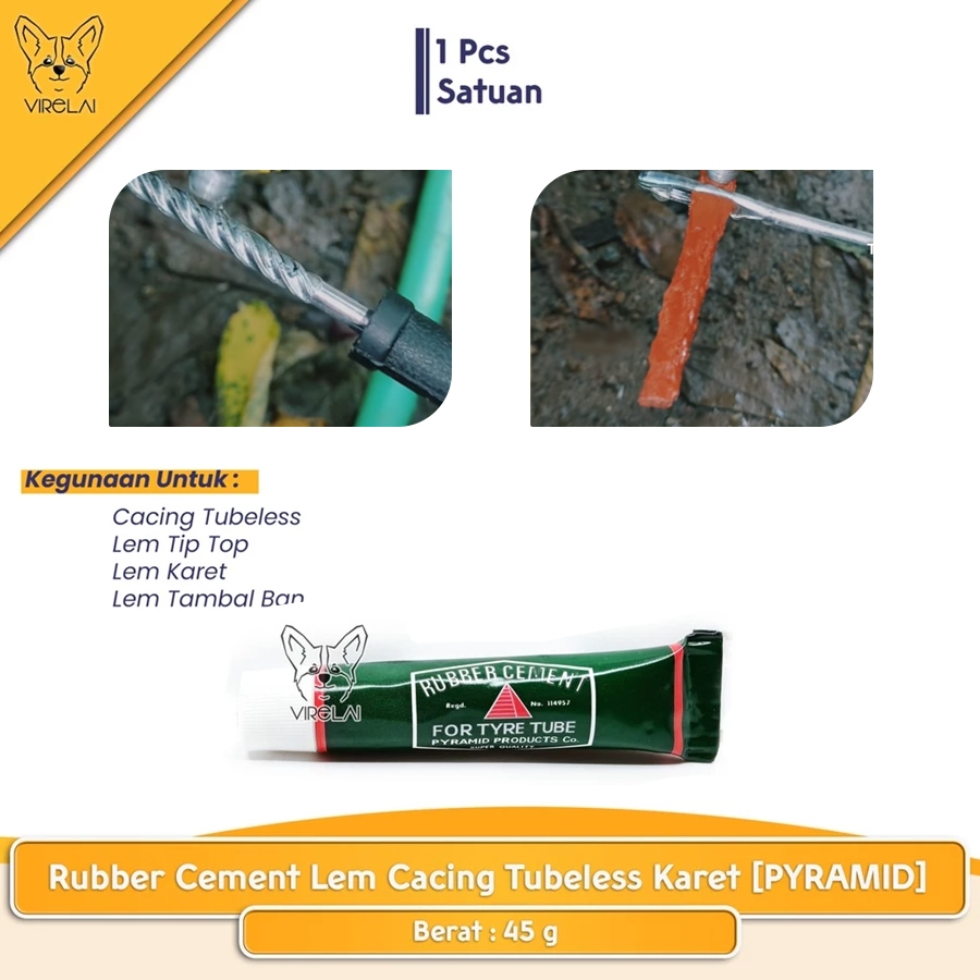 Jual [29 / 40 ml] Rubber Cement / Vulcanizing Lem Cacing Tubeless Karet ...