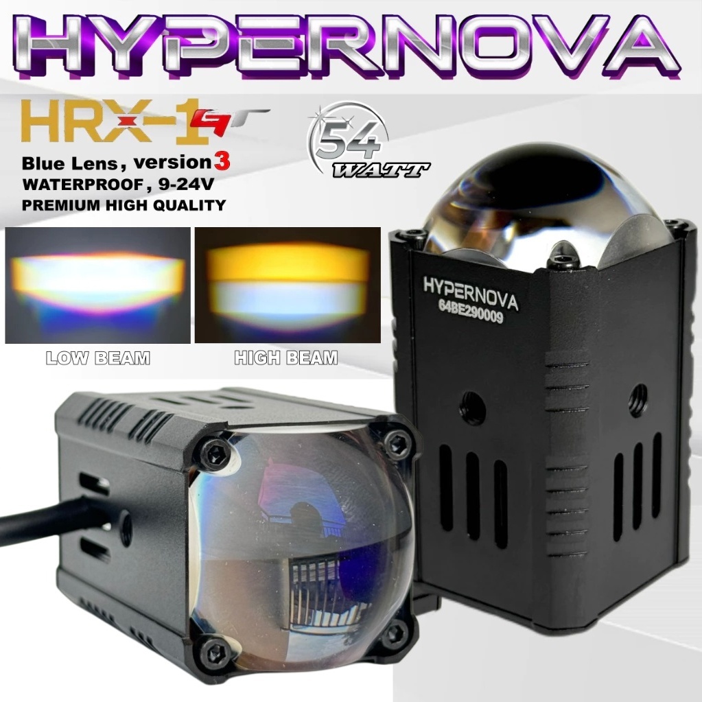 Jual HYPERNOVA Lampu Tembak Led HRX-1GT 54 WATT X1 GT XGT1 LENS New ...