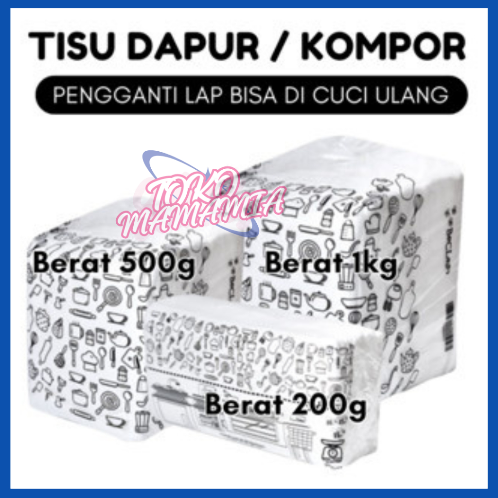 Jual Tisu Dapur Jumbo / Tisu Serbaguna Tebal | Ukuran 20x20 Cocok untuk ...