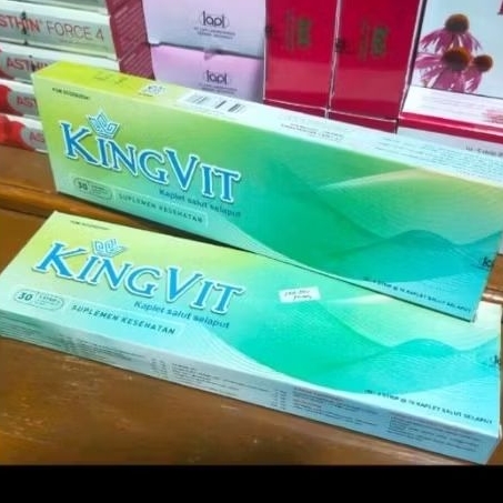 Jual KingVit box isi 30 tablet, King Vit Suplemen kesehatan | Shopee ...