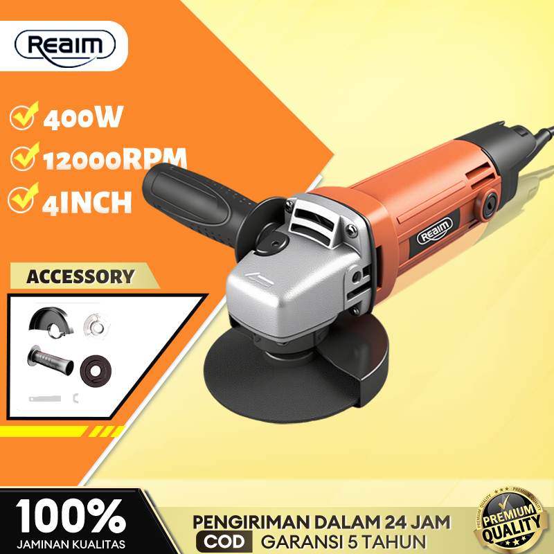 Jual Reaim Mesin Gerinda Tangan 4 Inch Kualitas Hand Grinding Machine ...