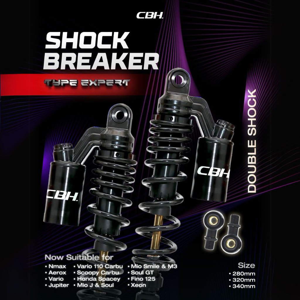 Jual Shockbreaker CBH Expert Tabung Atas Shock - Aerox Nmax PCX 150 ...