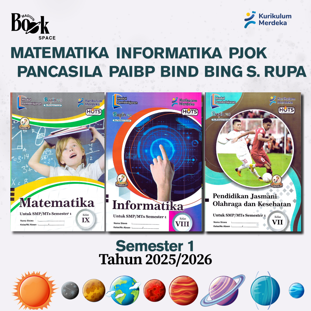 Jual LKS Smp Kelas 7 8 9 Kurikulum Merdeka Semester 1 Tahun 2025/2026 ...