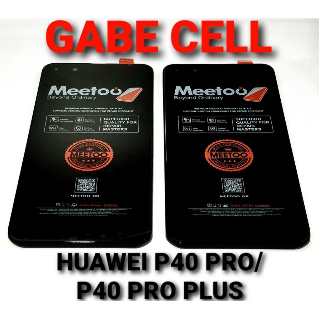 Jual LCD OG/MEETOO H**WEI P40 PRO/P40 PRO PLUS OG/MEETOO BLACK FULLSET ...