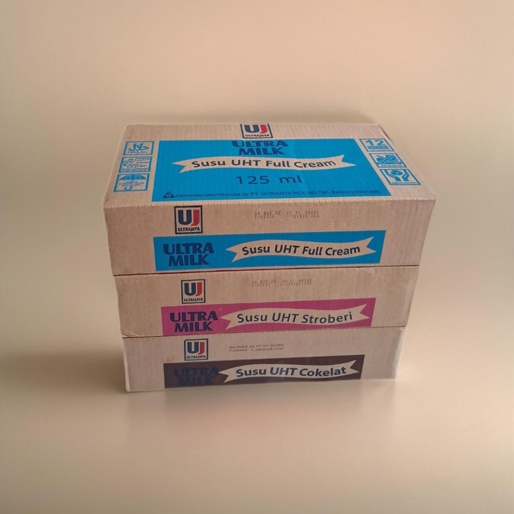 Jual Bundling [ 3 Karton ] Susu UHT Ultra Milk 125ml Susu Sapi Segar ...