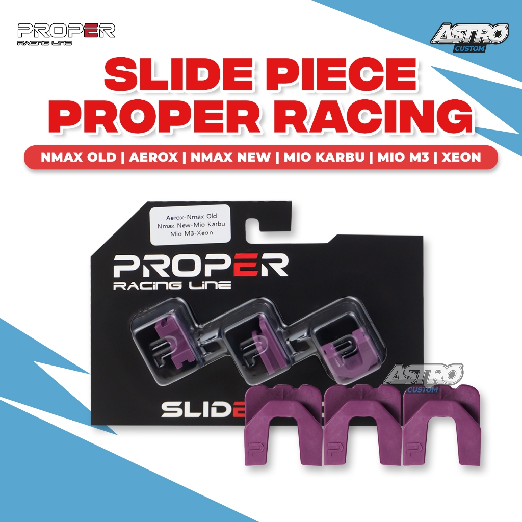 Jual Proper Slide Piece Nmax OLD NEW Aerox 155 Mio M3 Mio Karbu Xeon ...
