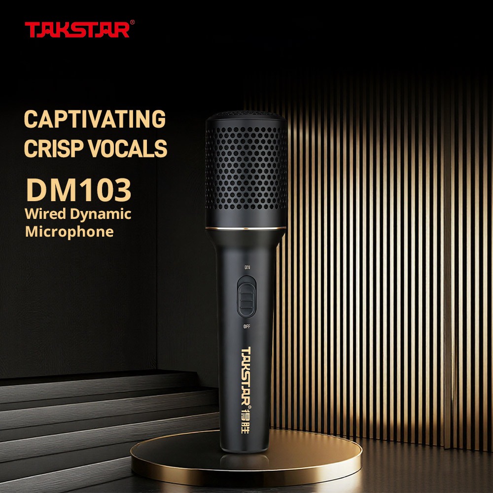 Jual TAKSTAR DM103 Wired Dynamic Pro Microphone Cardioid with XLR ...