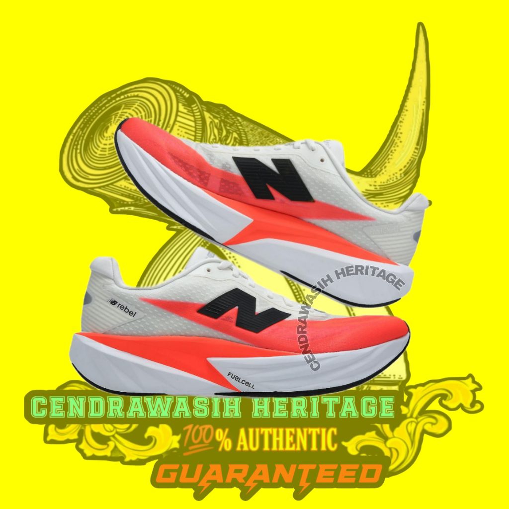 Jual New Balance Running Fuelcell Rebel V5 Red White Original | Shopee ...