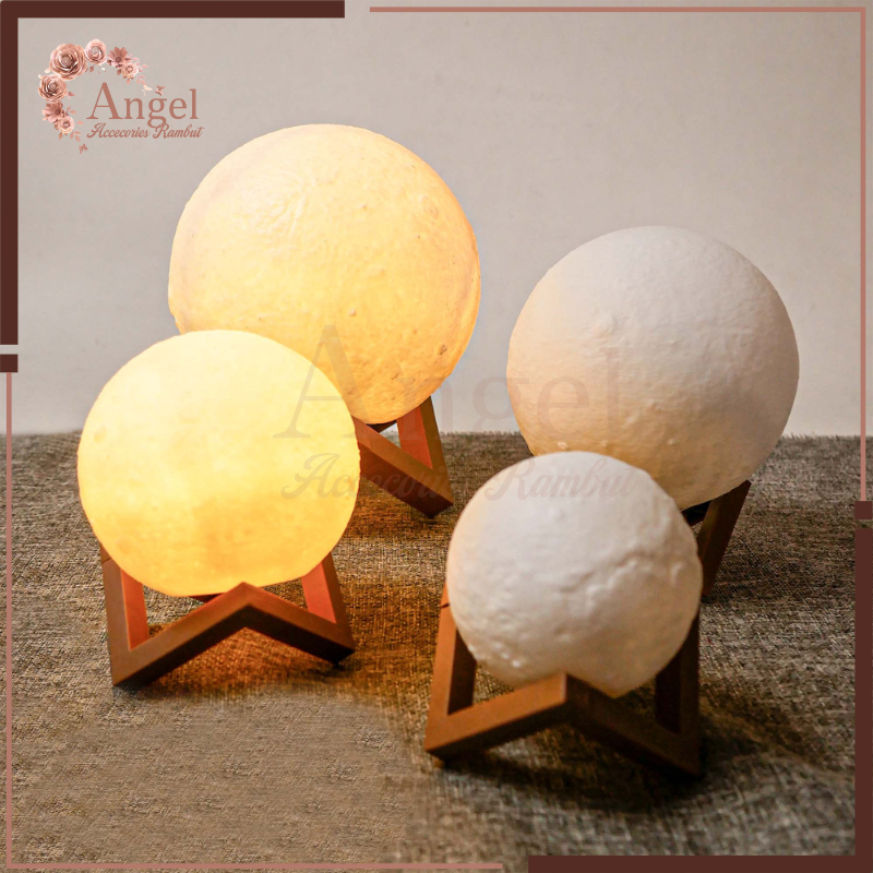 Jual PROMO LAMPU TIDUR BULAN ( MOON LIGHT LED ) UNIK LUCU 3D KADO ...