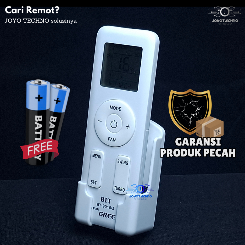 Jual GREE REMOTE AC STANDARD 1/2 PK SERI MOO5S MODEL GWC-05MOO5S ...