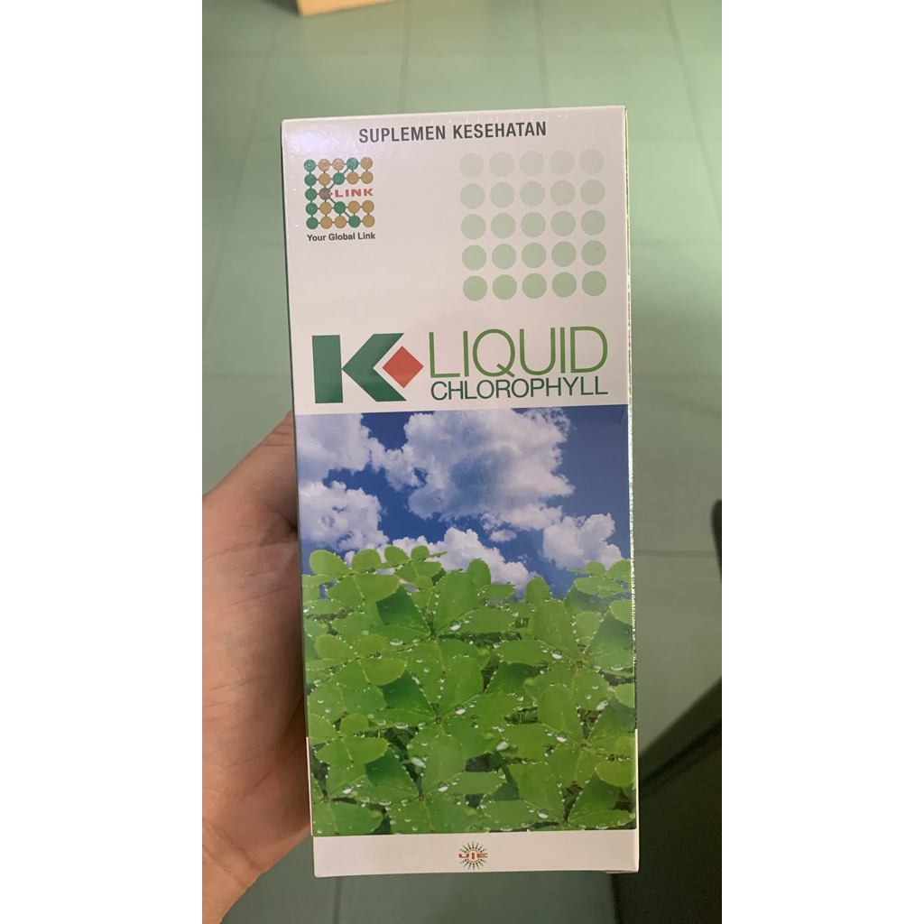 Jual klink klorofil / k-liquid chlorophyll original k-link bpom isi 500ml | Shopee Indonesia