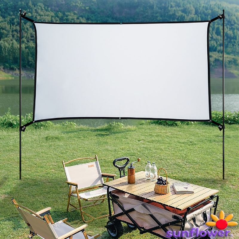 Jual Layar Proyektor Anti-Cahaya Ambient – Kain 60/100/120 Inch ...