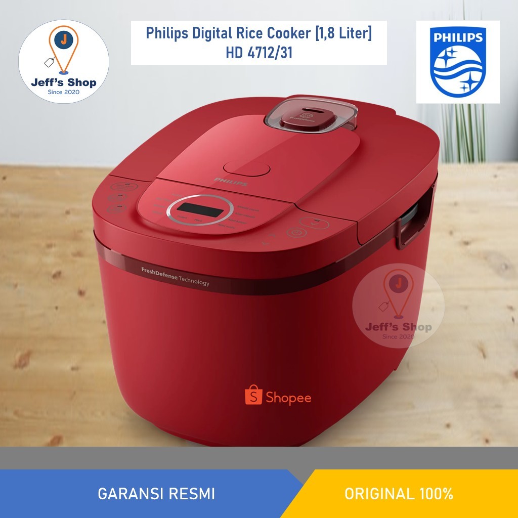Jual Philips Digital Rice Cooker 16 Mode Masak Fresh Defense Technology ...