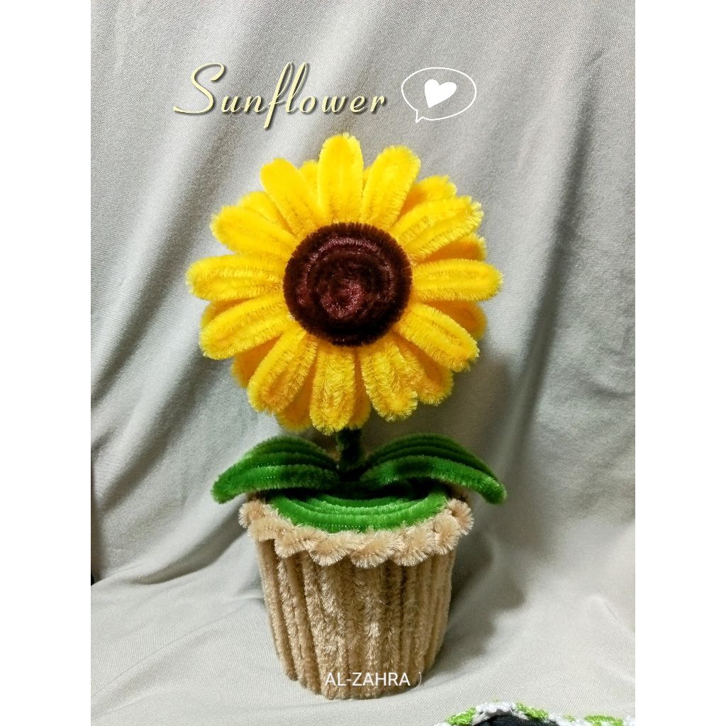 Jual (+ Tas mika)Flower pot| Bunga kawat bulu pot|hadiah wisuda|Pipe ...