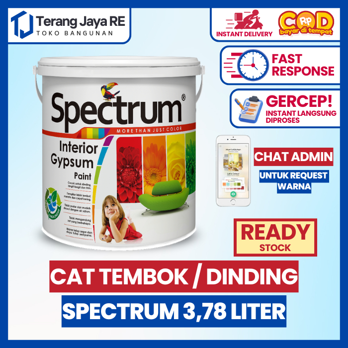 Jual Cat Tembok SPECTRUM 3,78 Liter | Shopee Indonesia