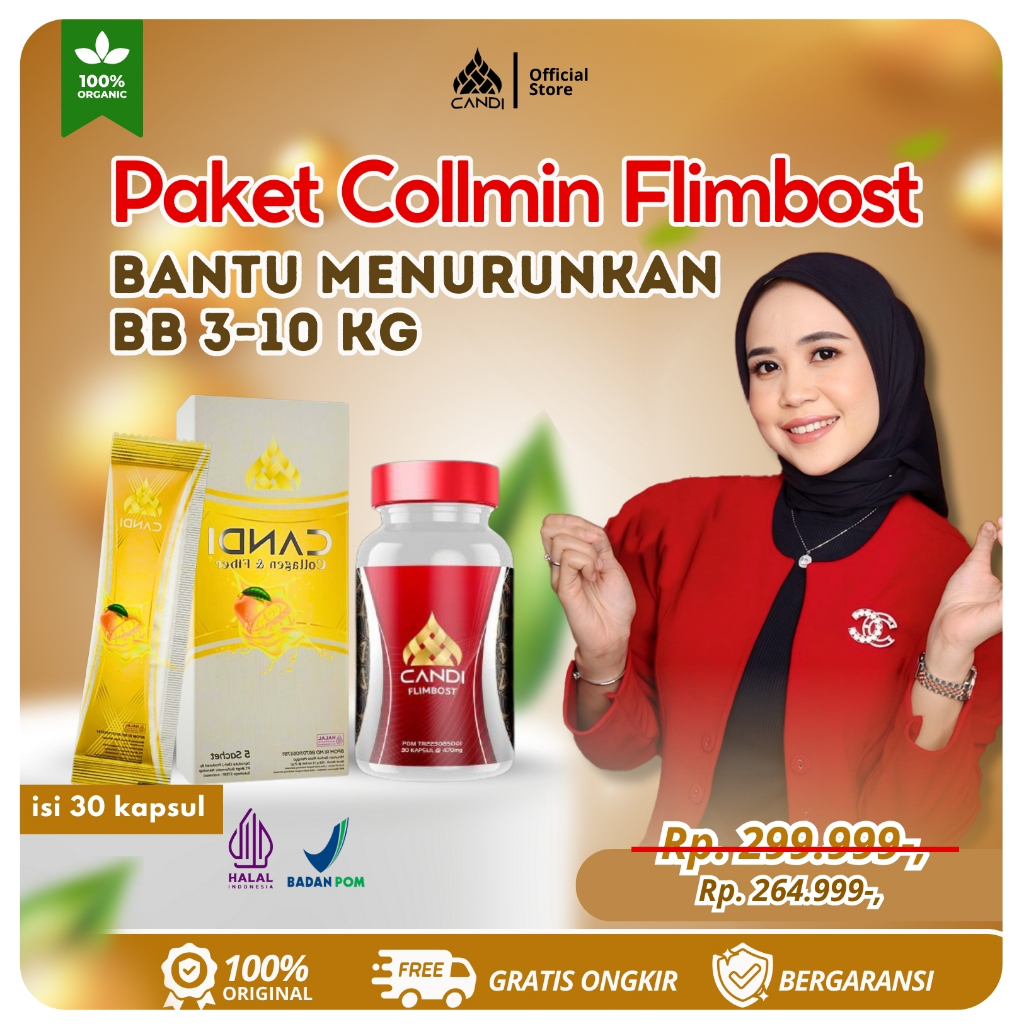 Jual PAKET EXTRA TURUN (COLLAGEN 5 SACHET & FLIMBOST 30 KAPSUL ...