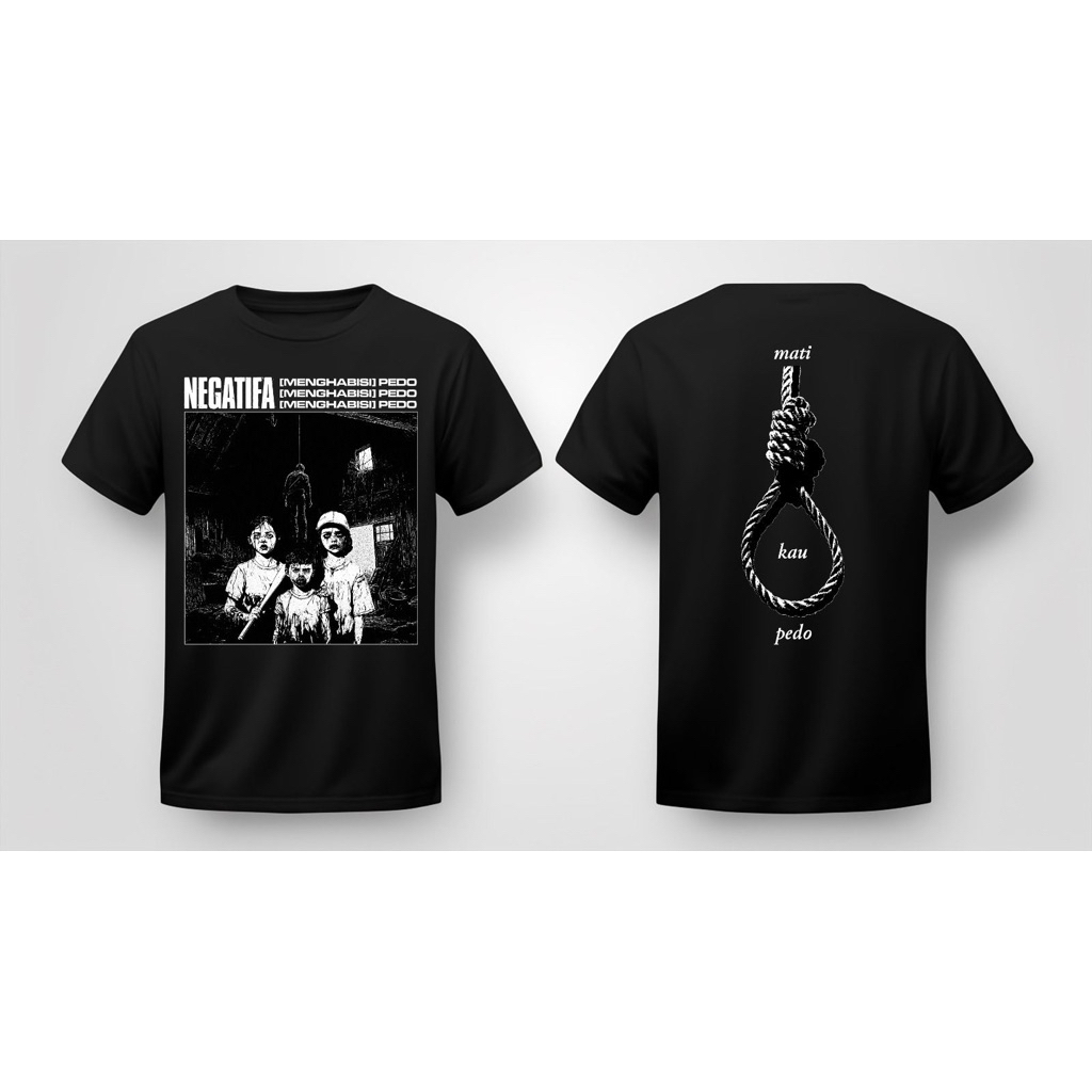 Jual Tshirt NEGATIFA - MENGHABISI PEDO - Kaos Band Pria Reguler ...