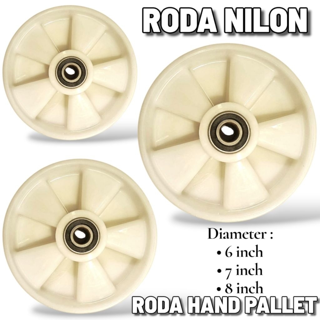 Jual Roda NILON untuk Hand Pallet/Hand Lift/Pallet Jack/Pallet Truck ...