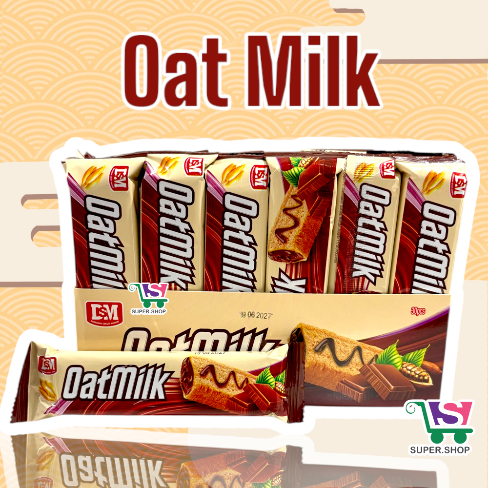 Jual OatMilk Sereal Bar Oat Gandum Chocolate (isi 30 pcs) | Shopee ...