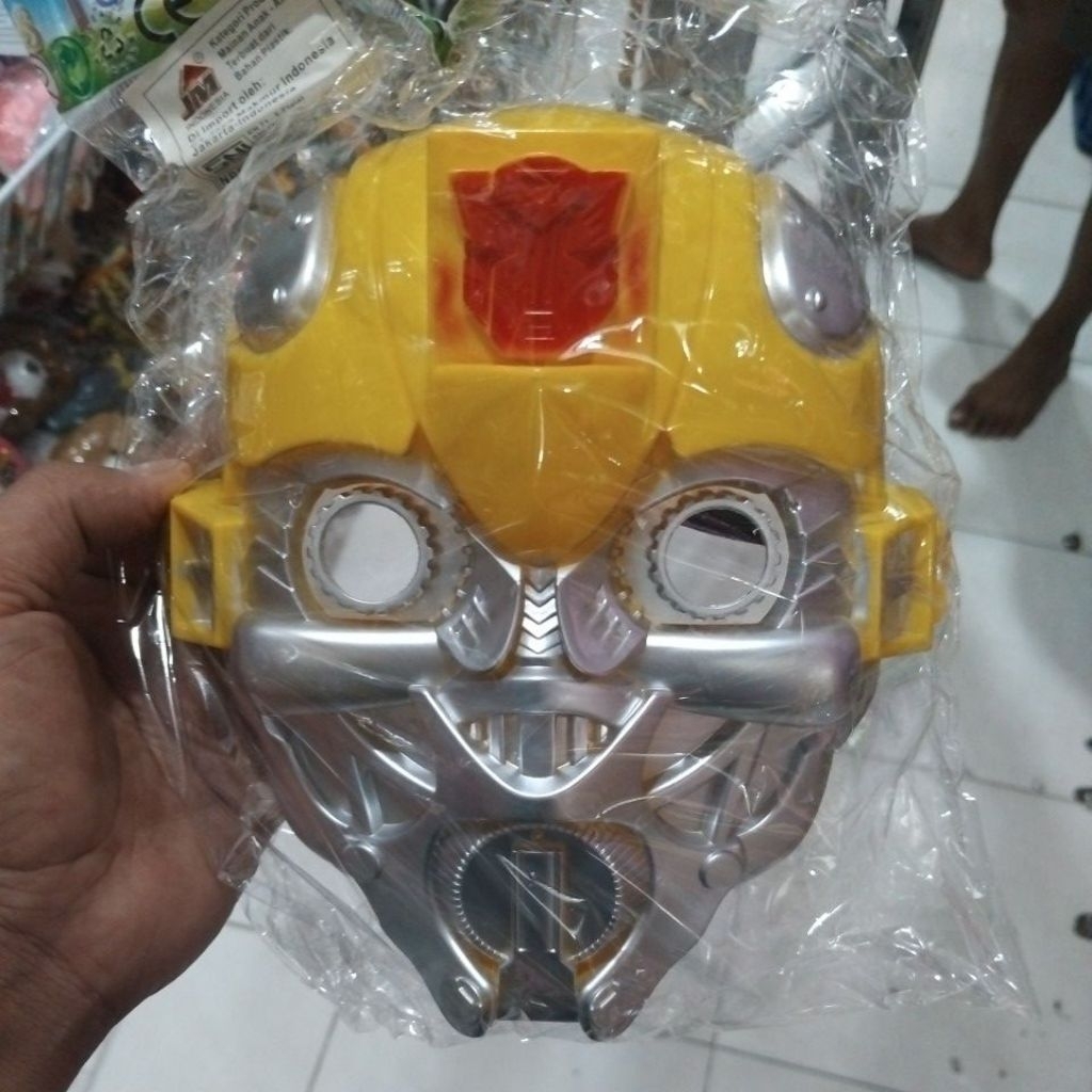 Jual Mainan topeng bumblebe super hero | Shopee Indonesia