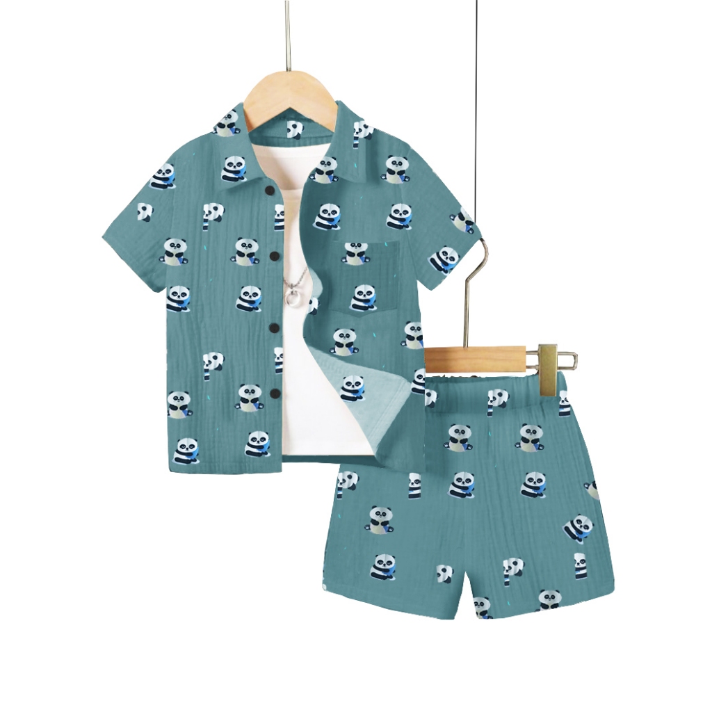 Jual Setelan Anak Rayon Laki Laki Perempuan, Pajamas Anak Bahan Rayon ...