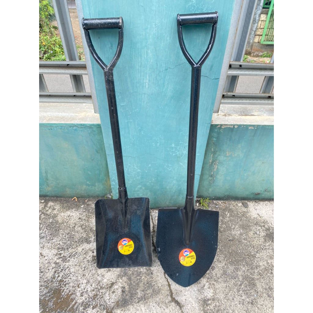 Jual sekop tanah bahan baja full cap crocodile - sekop 2 varian lancip ...