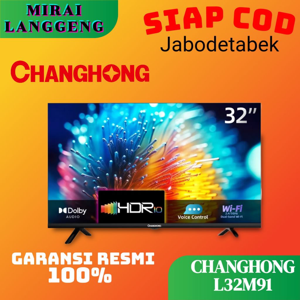 Jual CHANGHONG L32M91 HD Ready Google TV 32 Inch | Shopee Indonesia