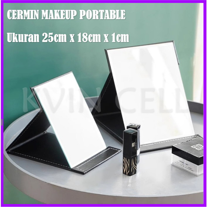 Jual Cermin Rias Makeup Kaca Make up artis Lipat Portable / Folding ...