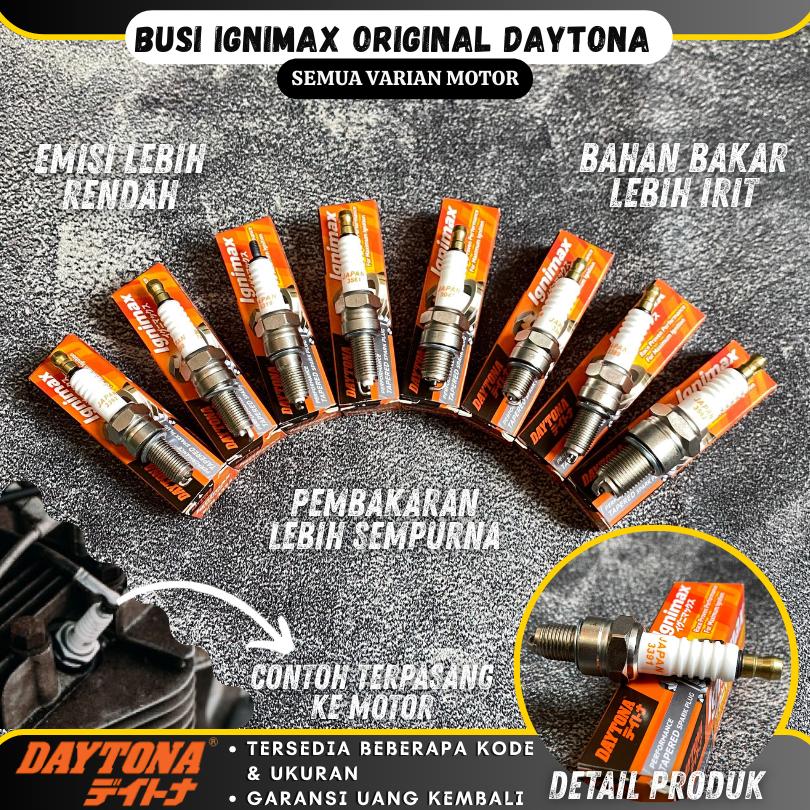 Jual Spark Plug Busi DAYTONA IGNIMAX ORIGINAL Motor RXK RXK F1ZR NMAX ...