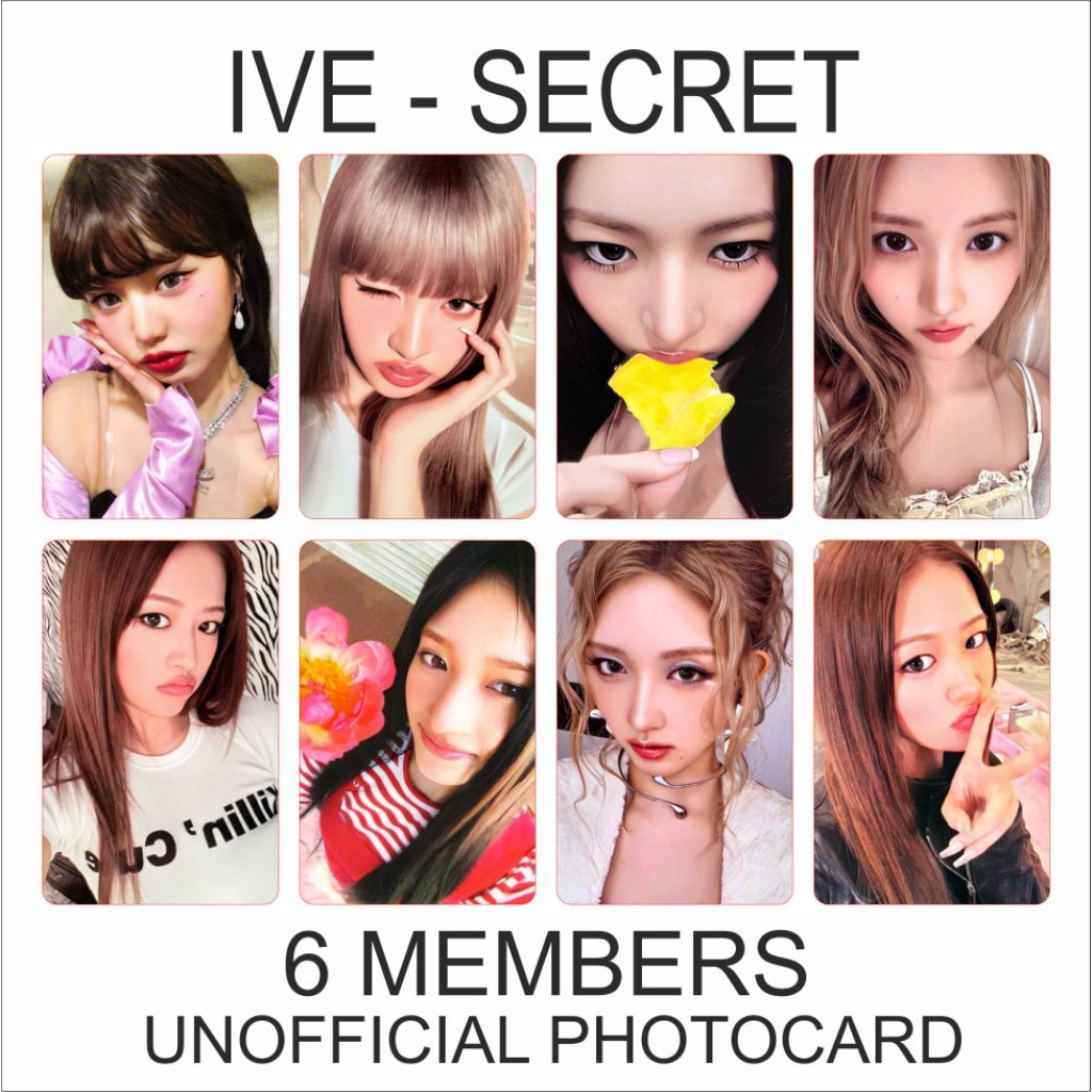 Jual IVE SECRET XOXZ Rei Yujin Wonyoung Photocard Kpop | Shopee Indonesia