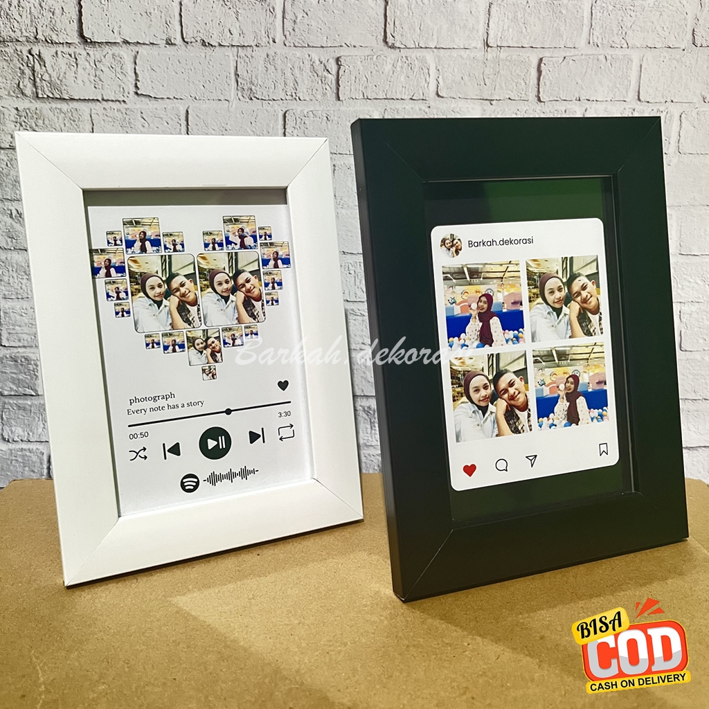 Jual Figura Frame Bingkai 4R Custome Cetak Foto Design Keren Kado ...